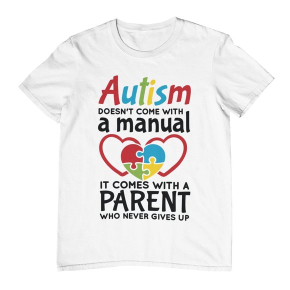 Gildan | Tops | Autism Awareness Month Autistic Love Family Graphic ...